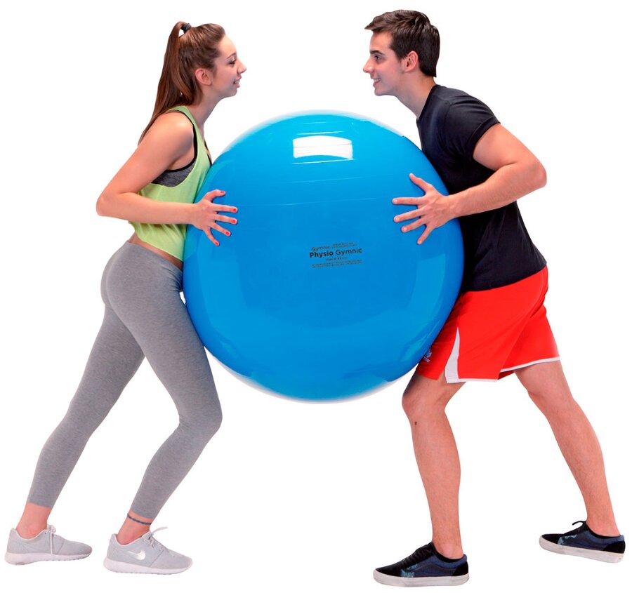 Мяч гимнастический PHYSIO GYMNIC для фитнеса синий 95 см Ledraplastic ...